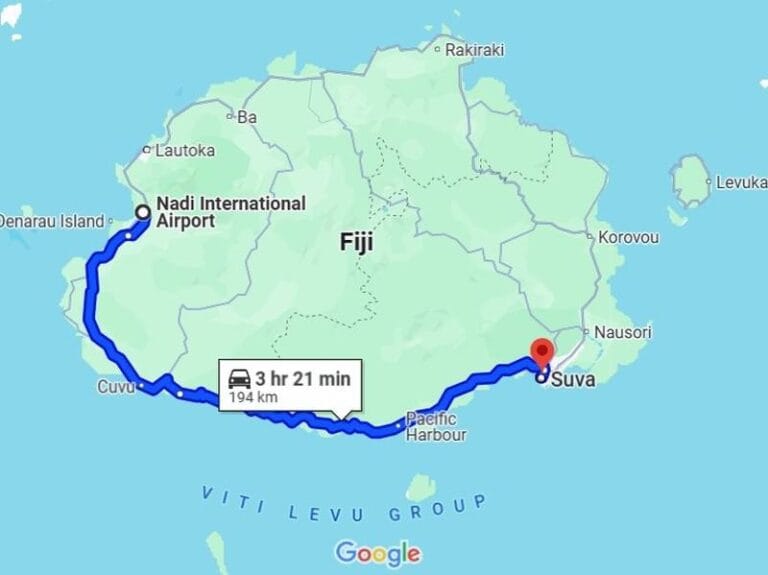 How to get from Nadi to Suva